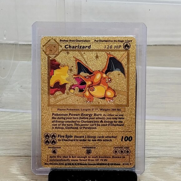 Pokemon | Games | Pokemon Rare Exclusive Limited Edition Gold Charizard ...